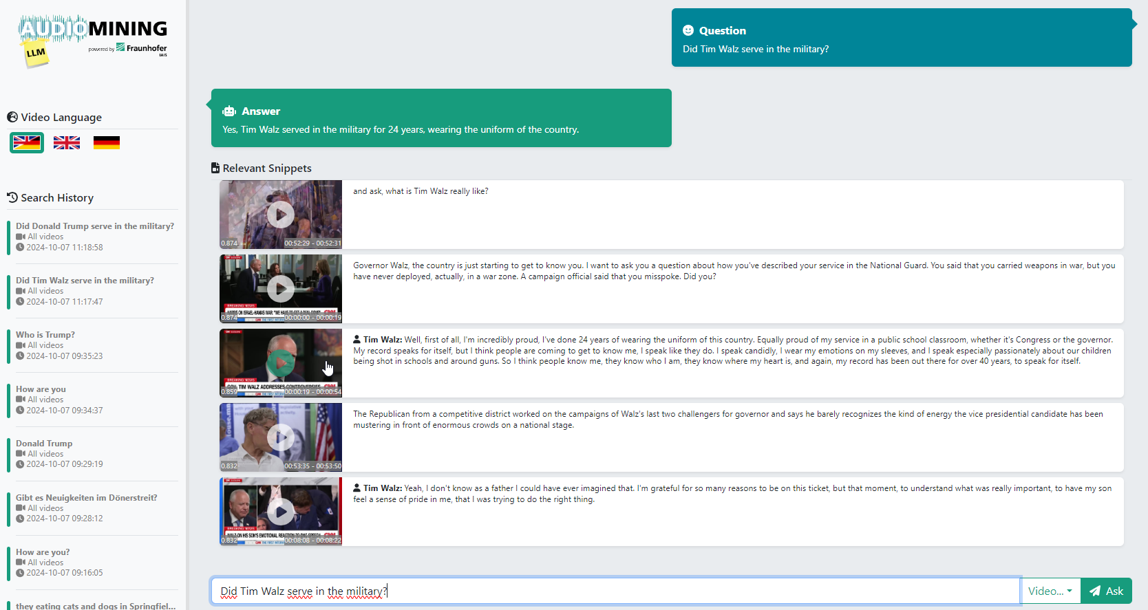 Audio Mining and LLMs Transform Media Archive Searches